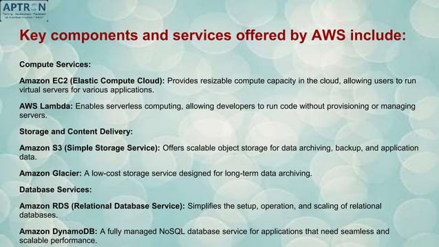 AWS Institute in Noida. pptx | PPT