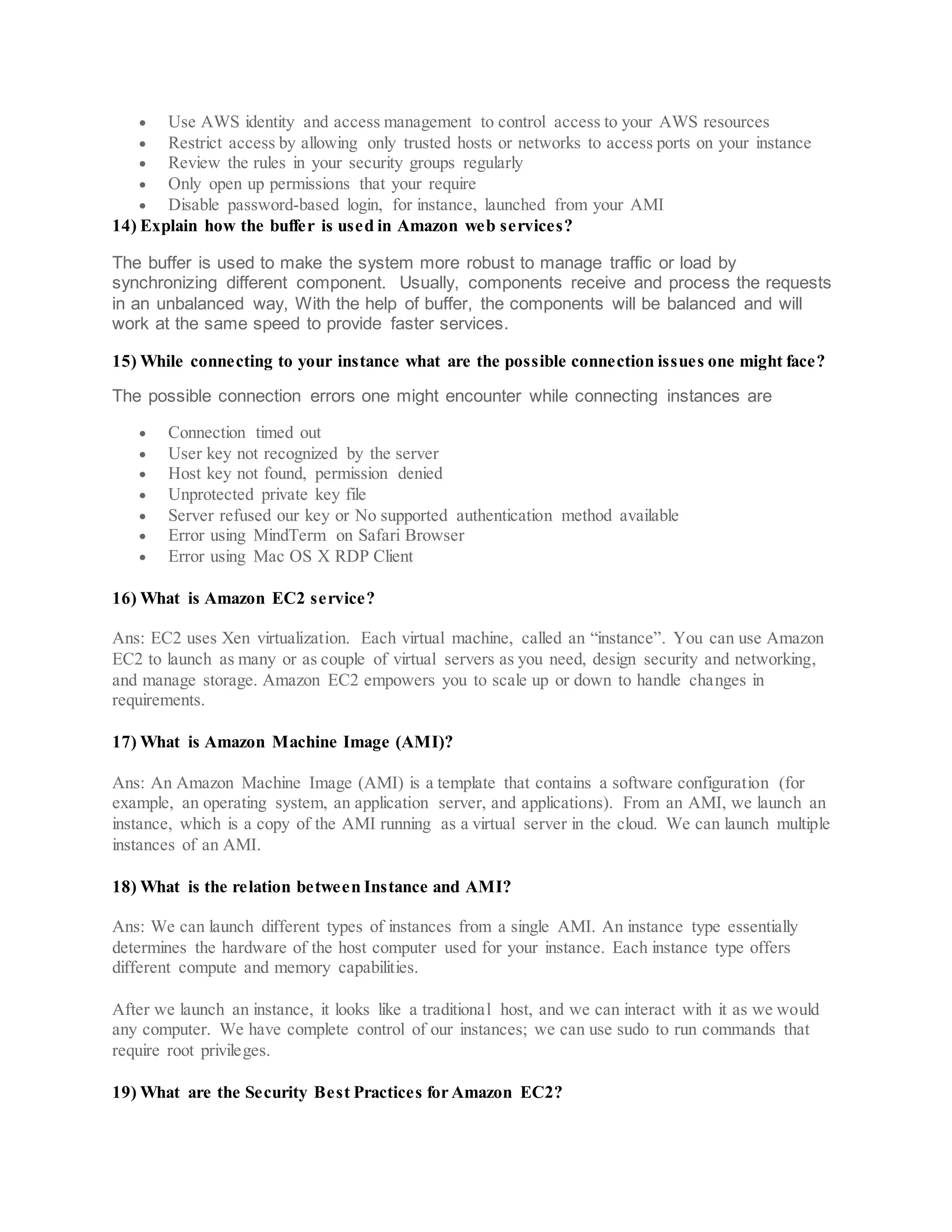 Aws Interview Questions Pdf