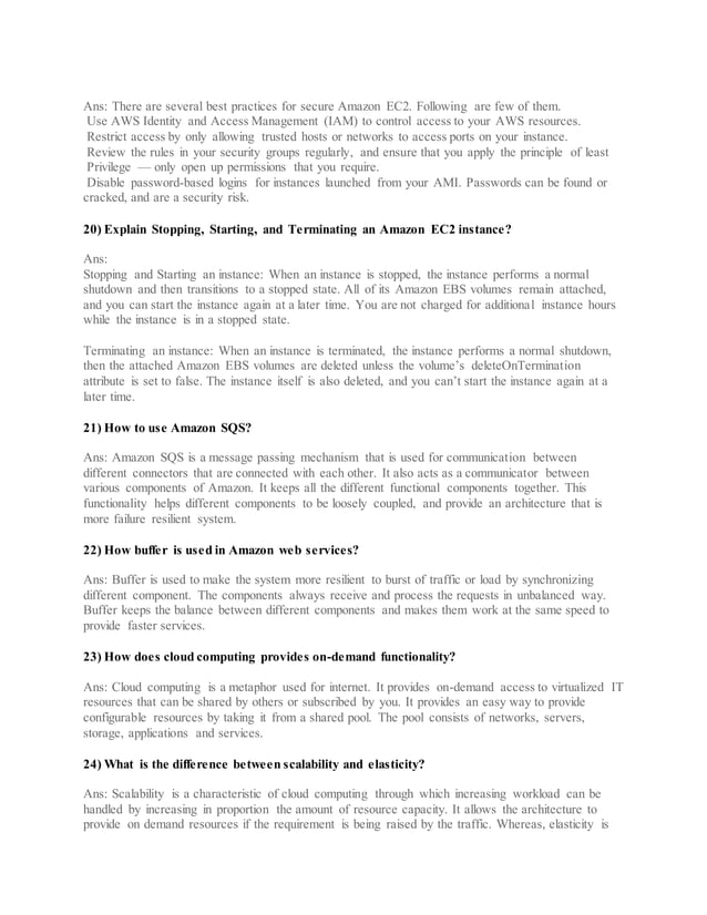 Aws Interview Questions Pdf