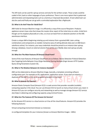 Aws interview questions and answers | PDF