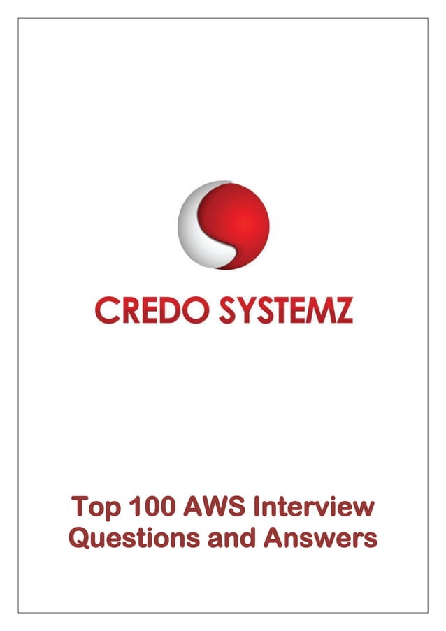 AWS Interview Questions and Answers -CREDO SYSTEMZ.pdf | Cloud Computing | Internet