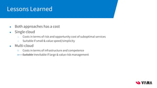 AWS in Visma 2015-2018: Lessons Learned | PPT
