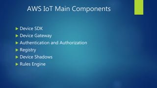AWS IoT | PPTX