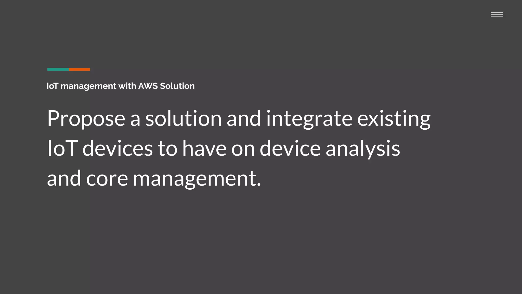 AWS IoT Edge Management | PPT