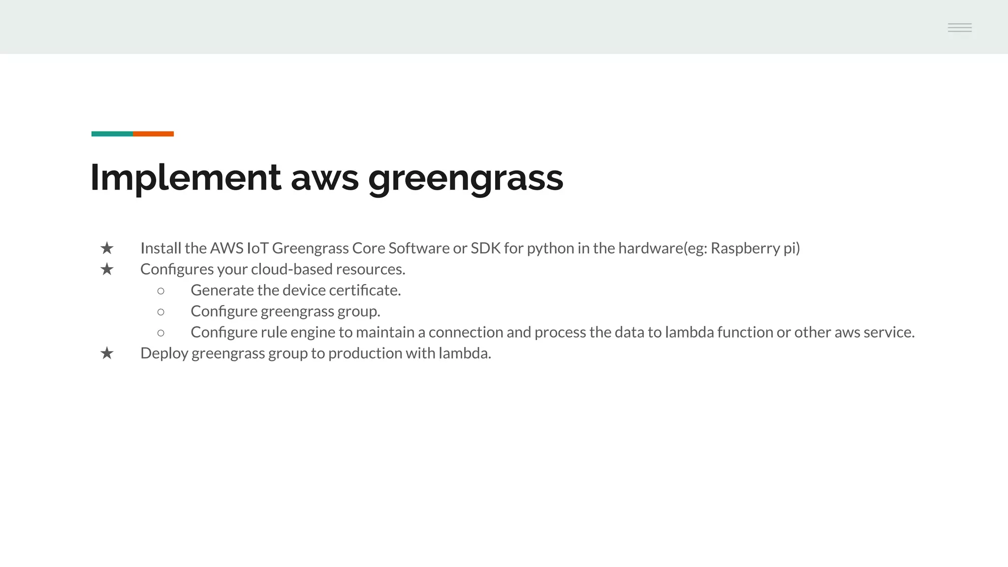 AWS IoT Edge Management | PPT