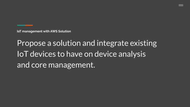 AWS IoT Edge Management | PPT