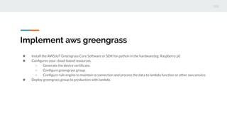 AWS IoT Edge Management | PPT