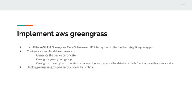 AWS IoT Edge Management | PPT