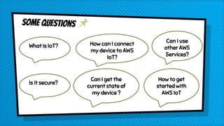 Introduction To AWS IoT - SoCalCodeCamp Nov 2016 | PPTX | Cloud Computing | Internet