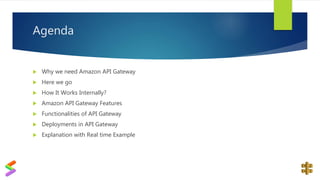 API Gateway with legend lambada | PPTX