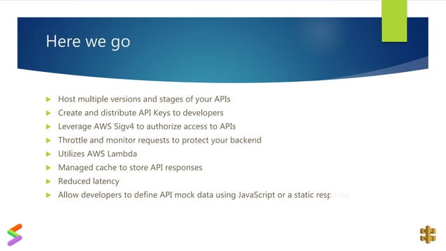 API Gateway with legend lambada | PPT