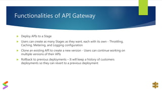 API Gateway with legend lambada | PPTX