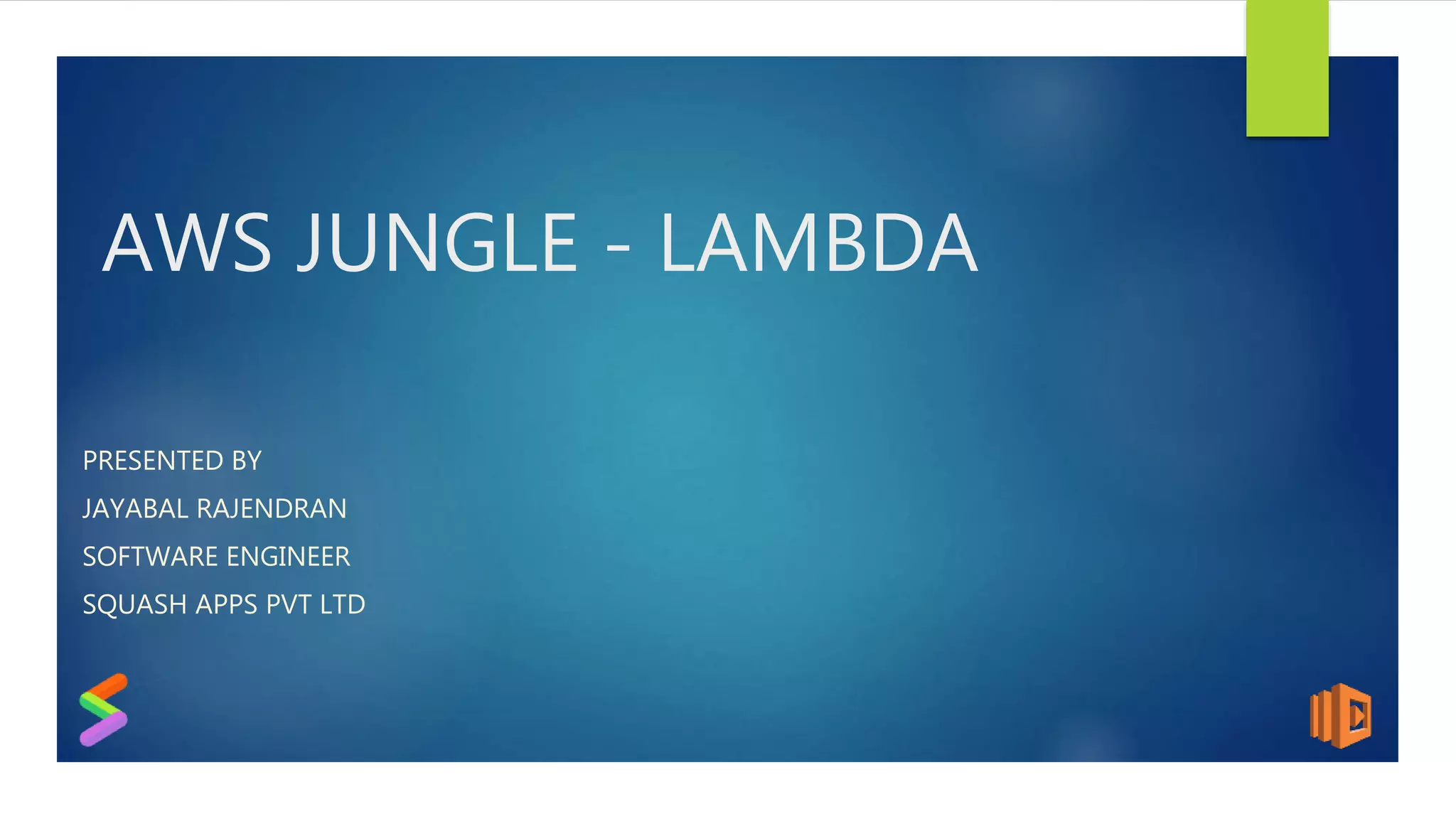 AWS Jungle - Lambda | PPT