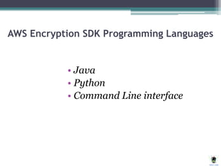 AWS Key Management | PPSX | Cloud Computing | Internet