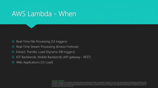 Aws lambda by Leonid Amigud | PPT