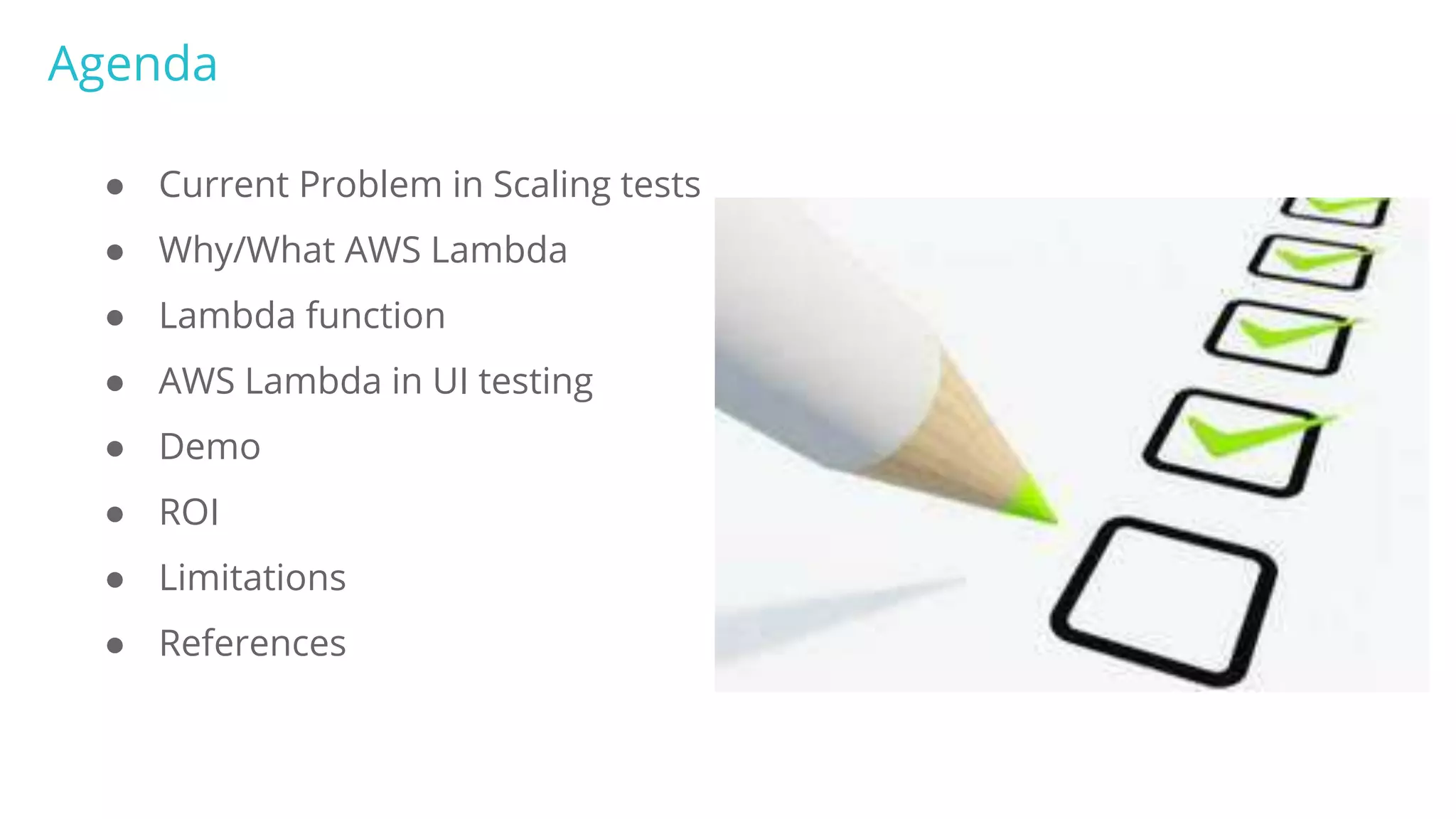WebDriver Lamda - Next Gen Scalable Test | PPT WebDriver Lamda - Next Gen Scalable Test | PPT