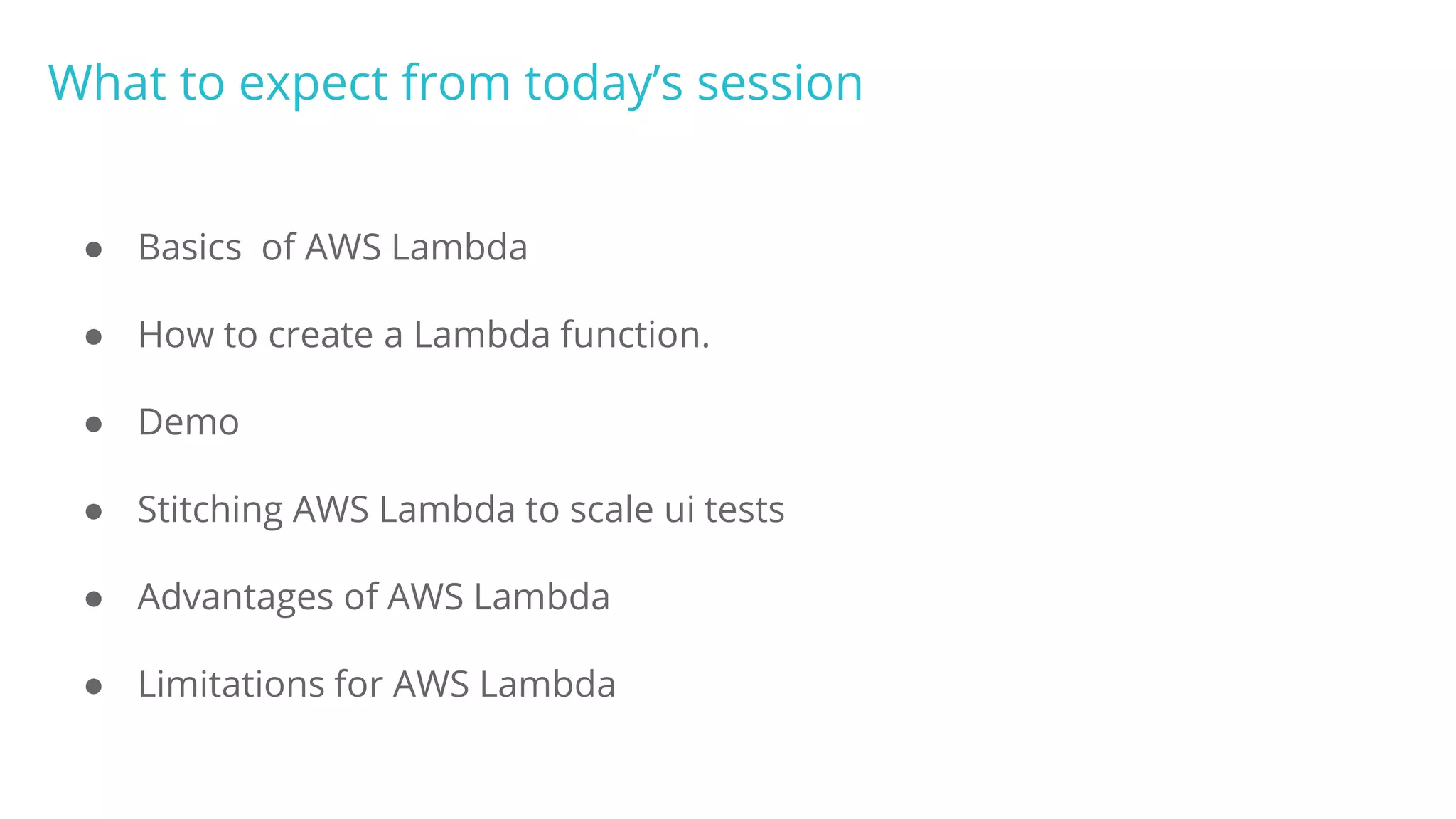 WebDriver Lamda - Next Gen Scalable Test | PPT WebDriver Lamda - Next Gen Scalable Test | PPT