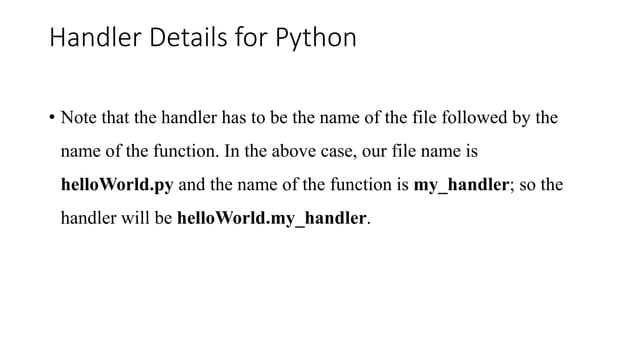 Introduction To Aws Lambda And Build First Application Namespace It Ppt
