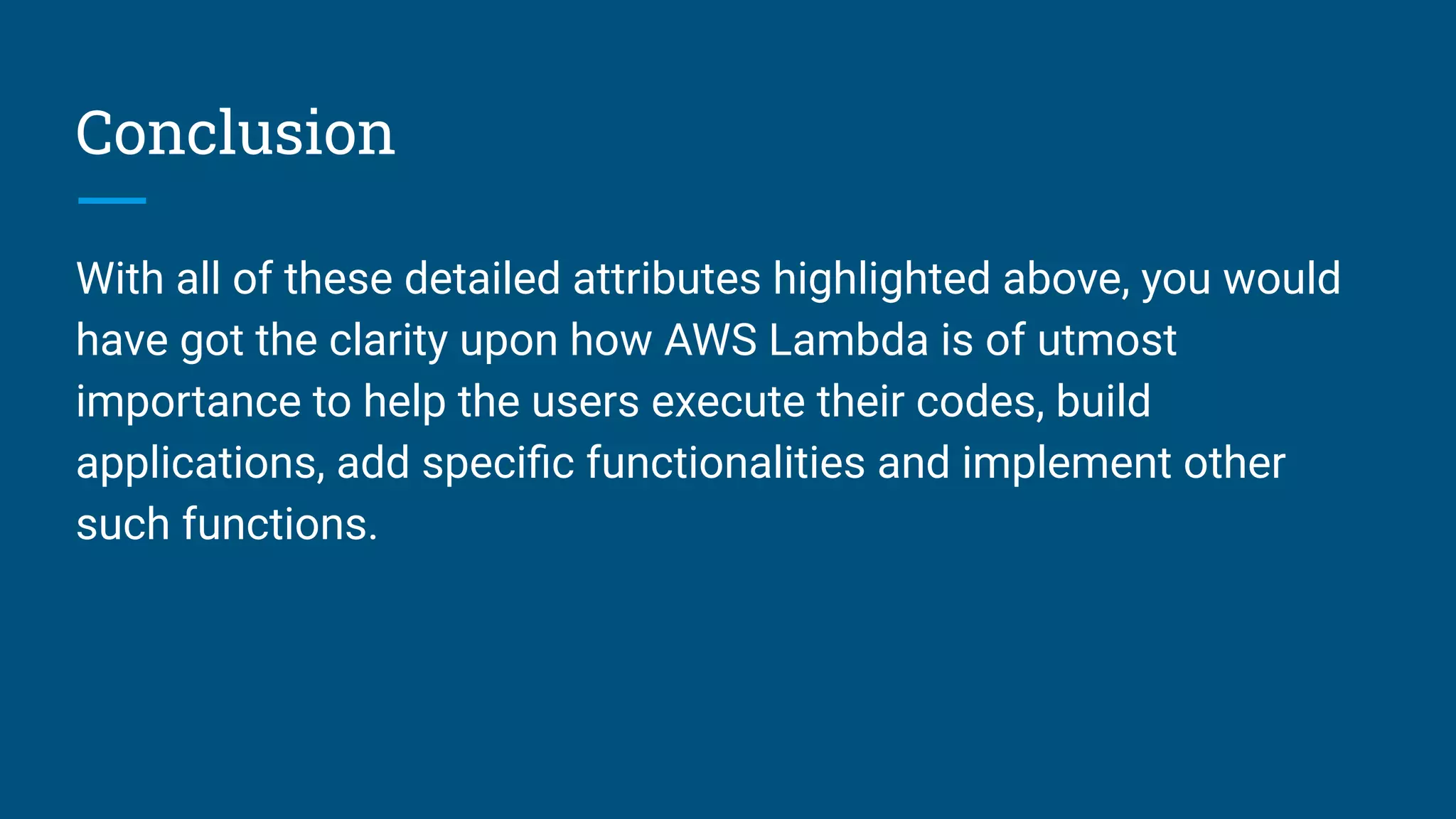 What is AWS lambda? | PDF