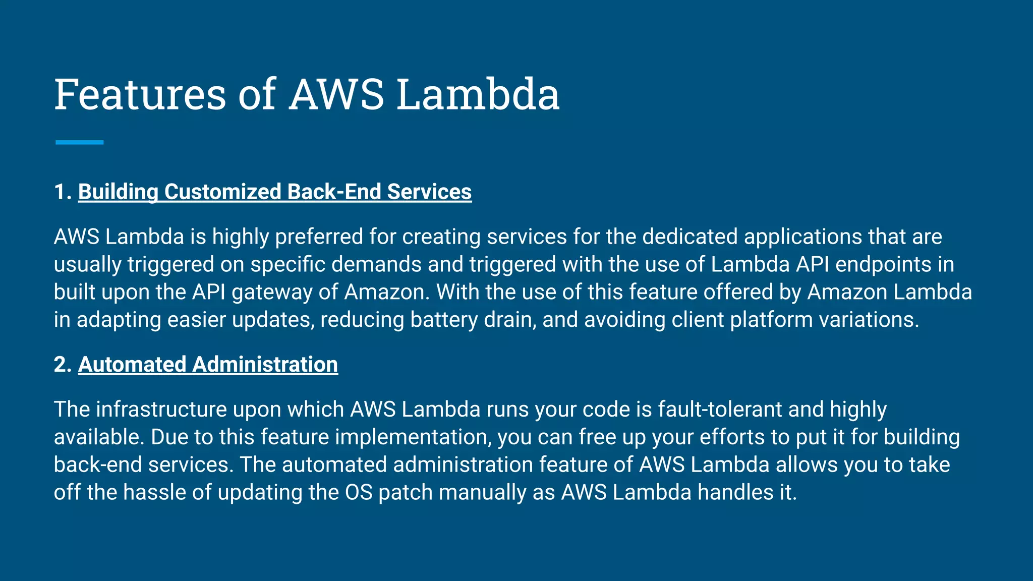 What is AWS lambda? | PDF