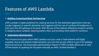 What is AWS lambda? | PDF
