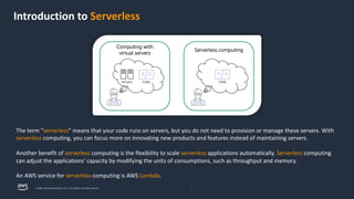 Introduction to Serverless with AWS Lambda | PDF