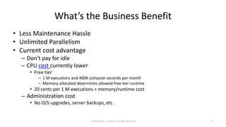 AWS Lambda: Best Practices and Common Mistakes - Chicago Cloud Conference 2020 | PDF | Cloud ...