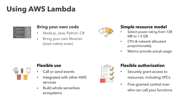 Getting started with AWS Lambda and the Serverless Cloud | PPT