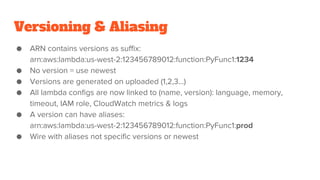 Recap on AWS Lambda after re:Invent 2015 | PDF