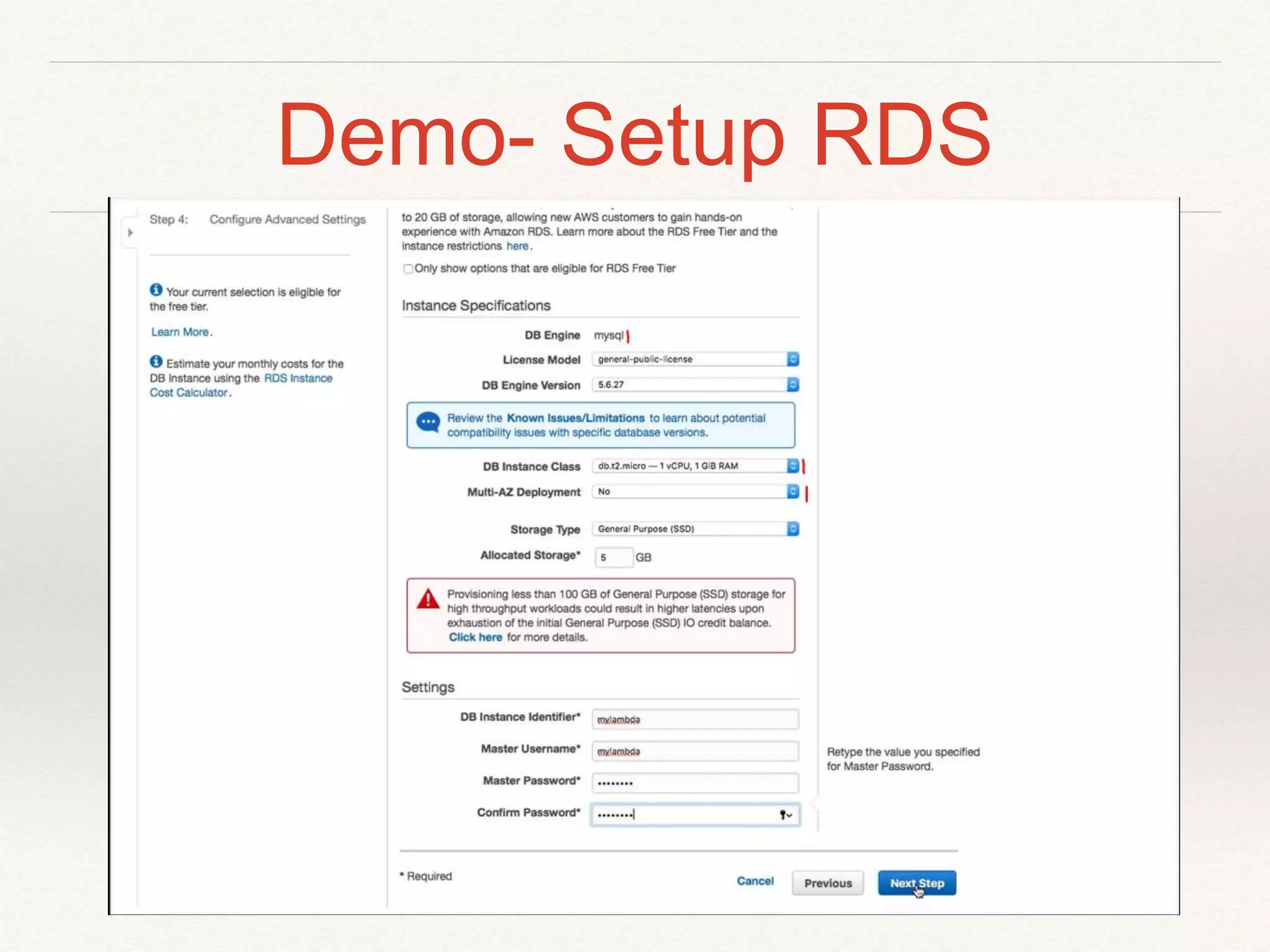 Aws lambda and accesing AWS RDS - Clouddictive | PPTX