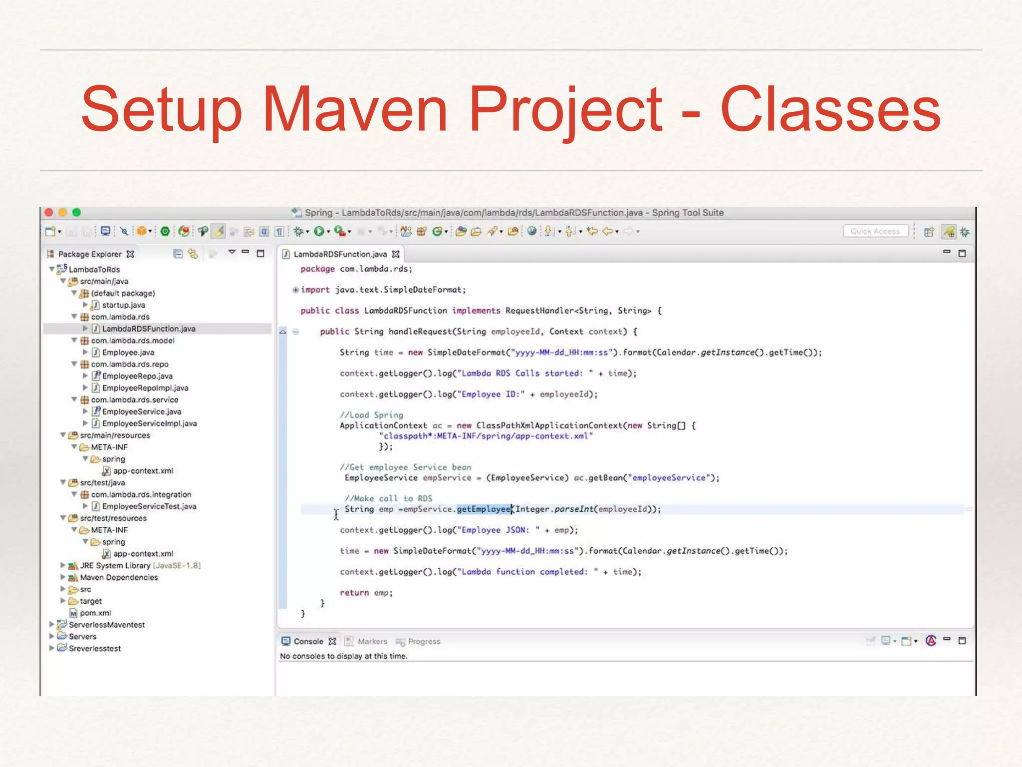 Aws lambda and accesing AWS RDS - Clouddictive | PPTX