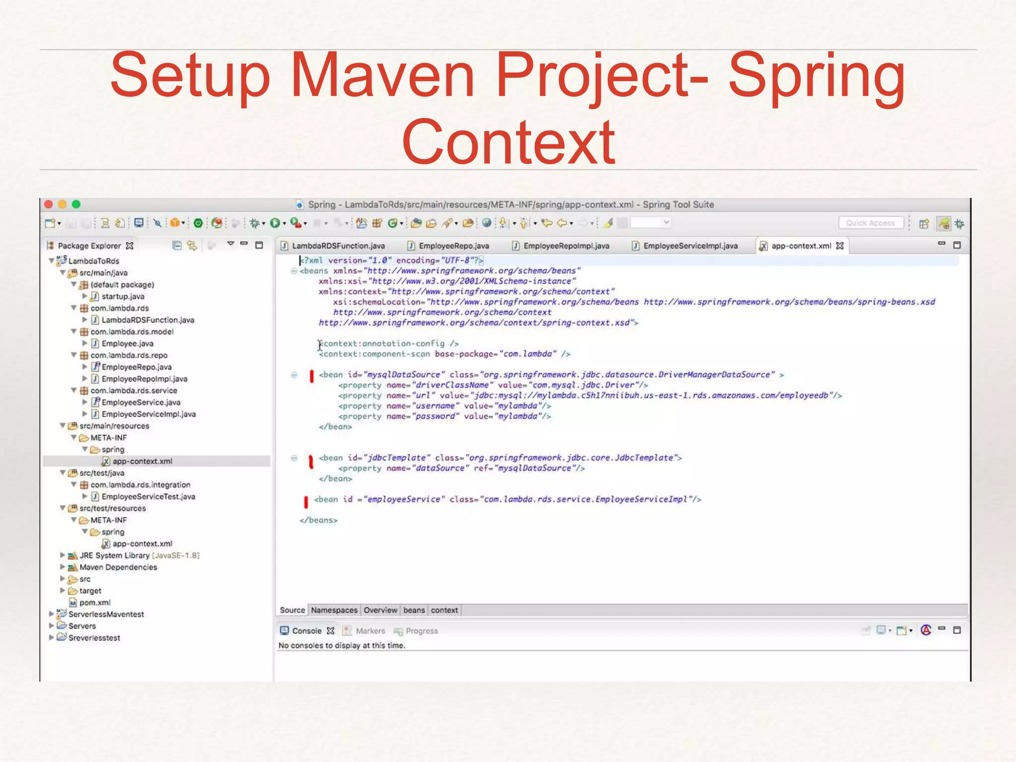Aws Lambda And Accesing Aws Rds Clouddictive Ppt