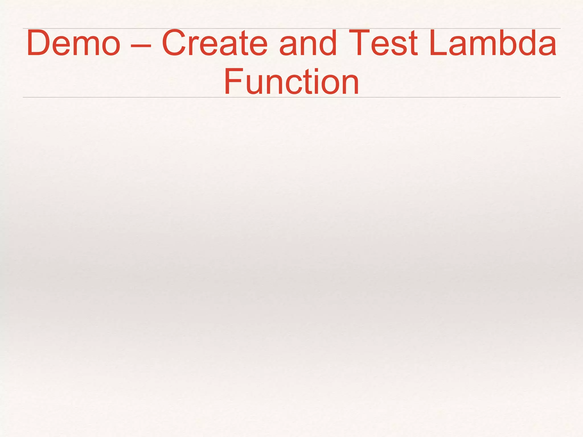 Aws Lambda And Accesing Aws Rds Clouddictive Ppt