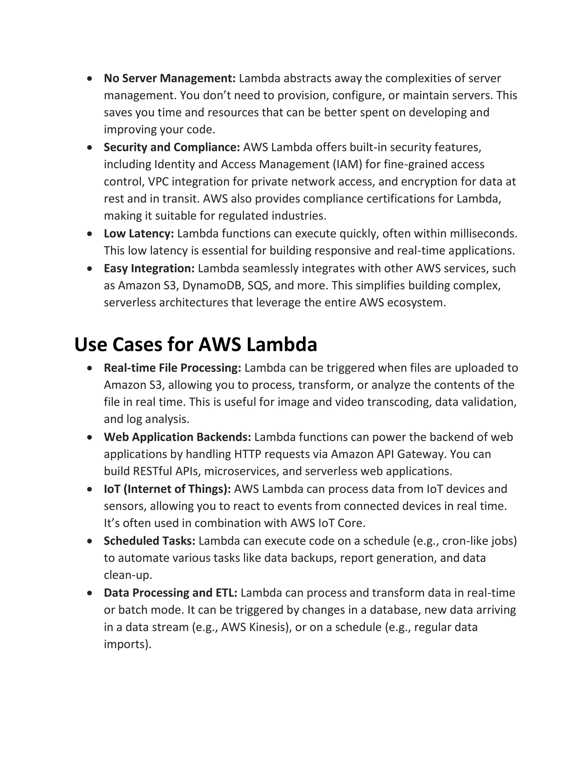 AWS Lambda Functions A Comprehensive Guide | PDF