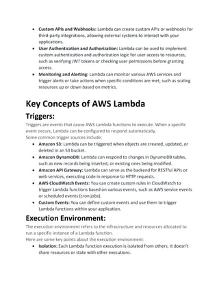 AWS Lambda Functions A Comprehensive Guide | PDF