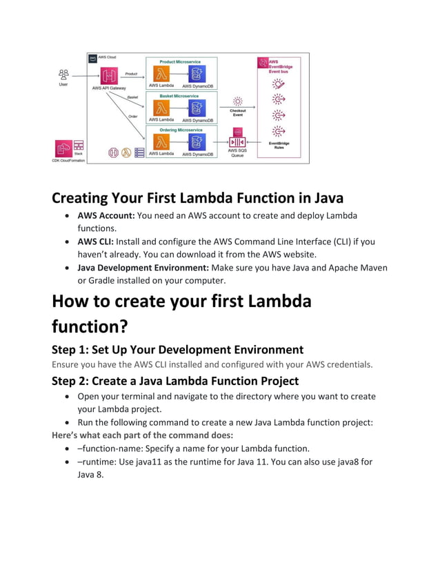 AWS Lambda Functions A Comprehensive Guide | PDF