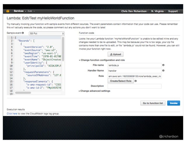 AWS Lambda - A quick introduction #advancedaws | PPT
