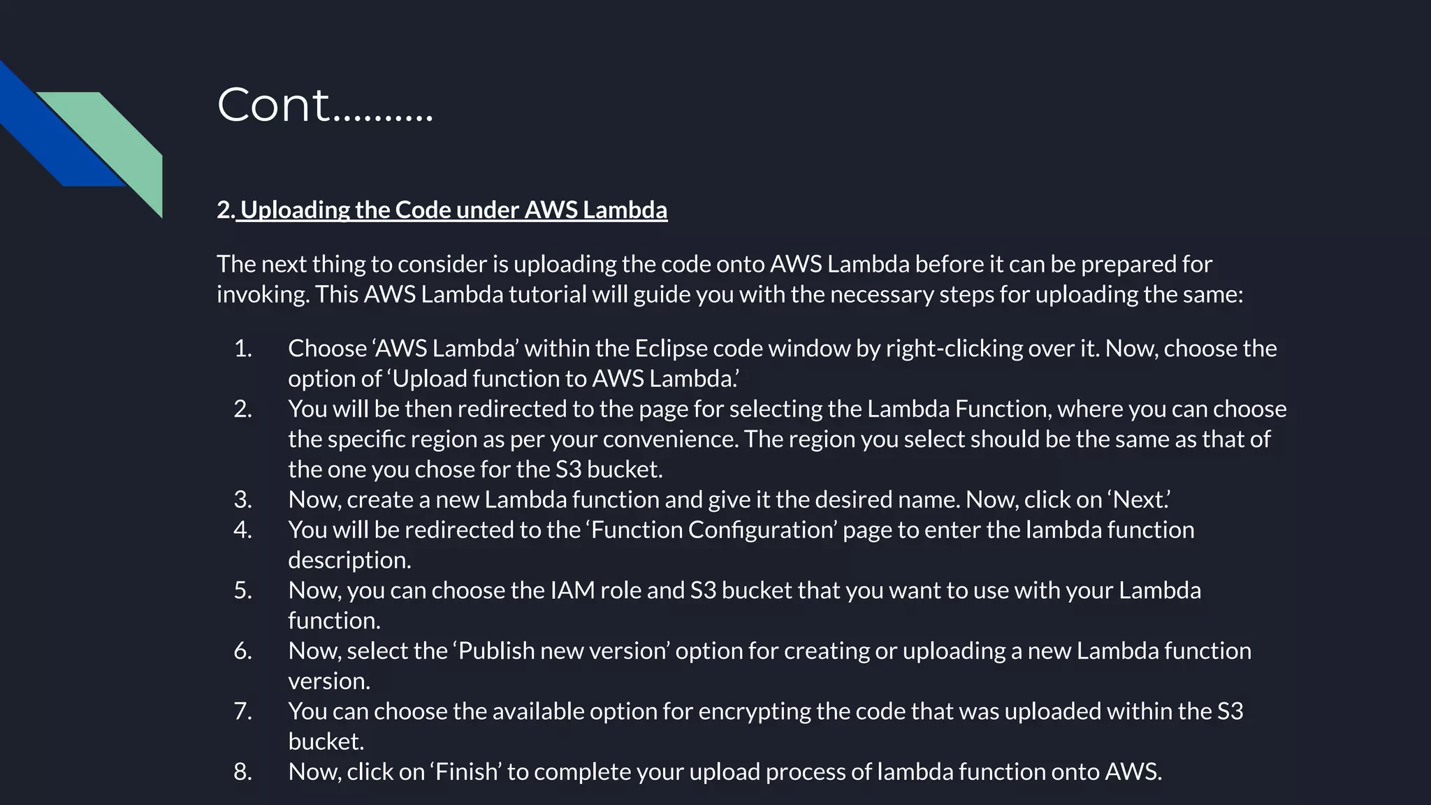 AWS Lambda Tutorial | PDF