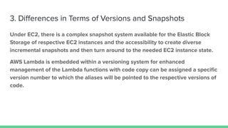 Detailed Analysis of AWS Lambda vs EC2 | PPT