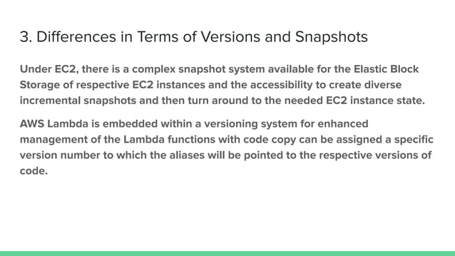 Detailed Analysis of AWS Lambda vs EC2 | PPT | Free Download