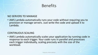 AWS Lamda Presentation | PPSX | Cloud Computing | Internet
