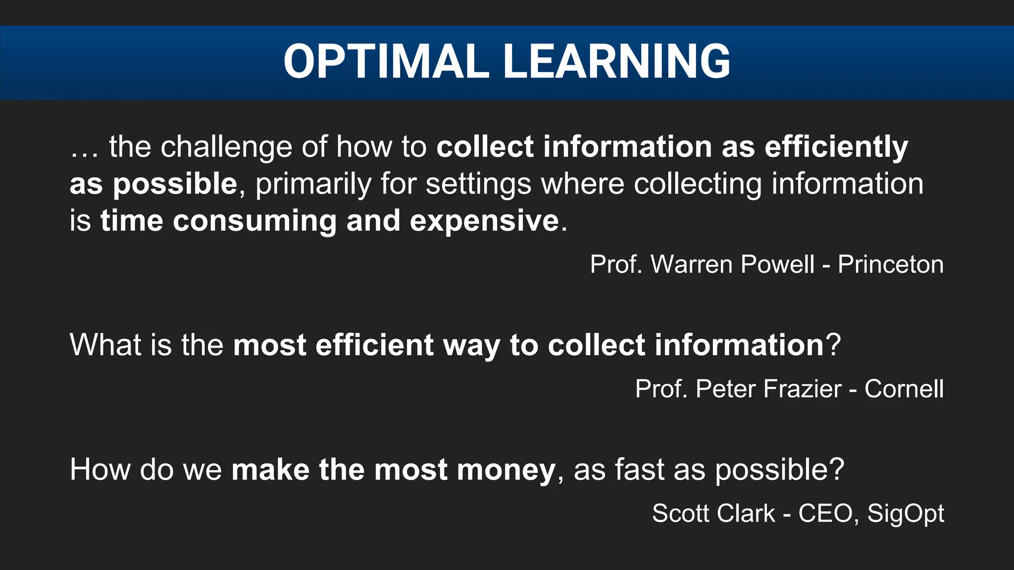 Using Optimal Learning to Tune Deep Learning Pipelines | PPT