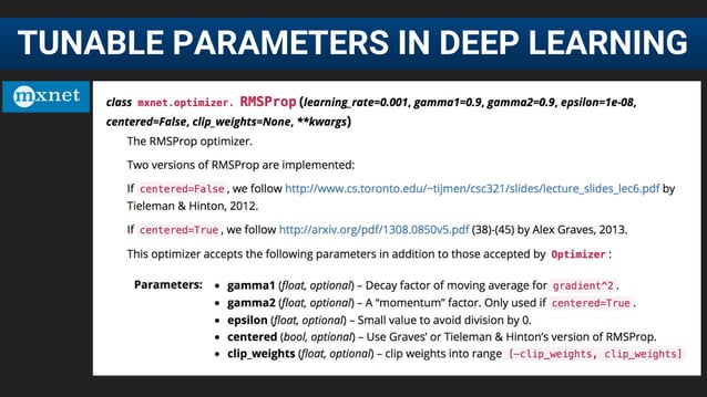 Using Optimal Learning to Tune Deep Learning Pipelines | PPT