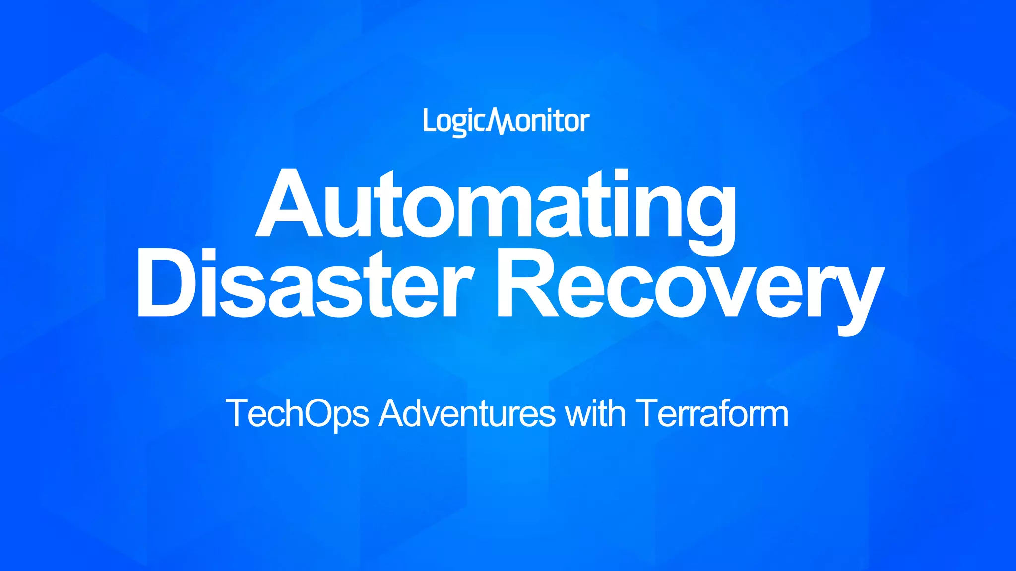 AWS and Terraform for Disaster Recovery | PPTX