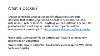 Deploying Data Science with Docker and AWS | PDF