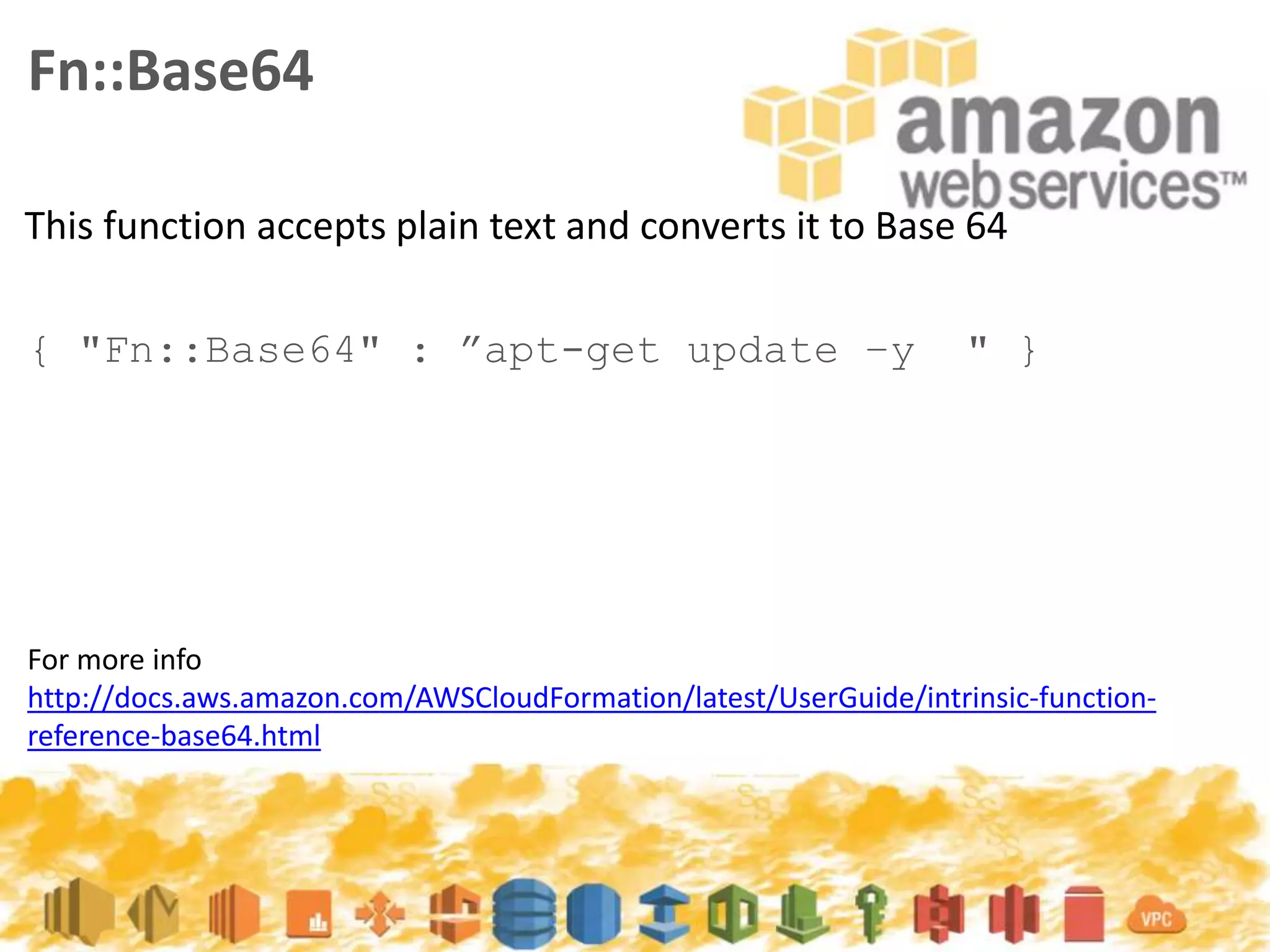 AWS CloudFormation Intrinsic Functions and Mappings | PPTX
