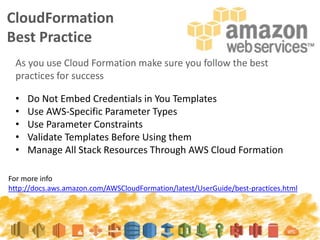 AWS CloudFormation Intrinsic Functions and Mappings | PPTX