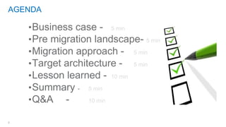 Aws migration case study_blr_meetup | PPTX