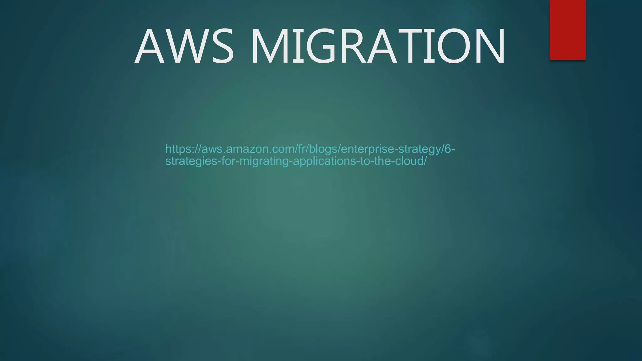 Aws Migration Strategies Pptx