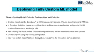 AWS ML Model Deployment | PDF